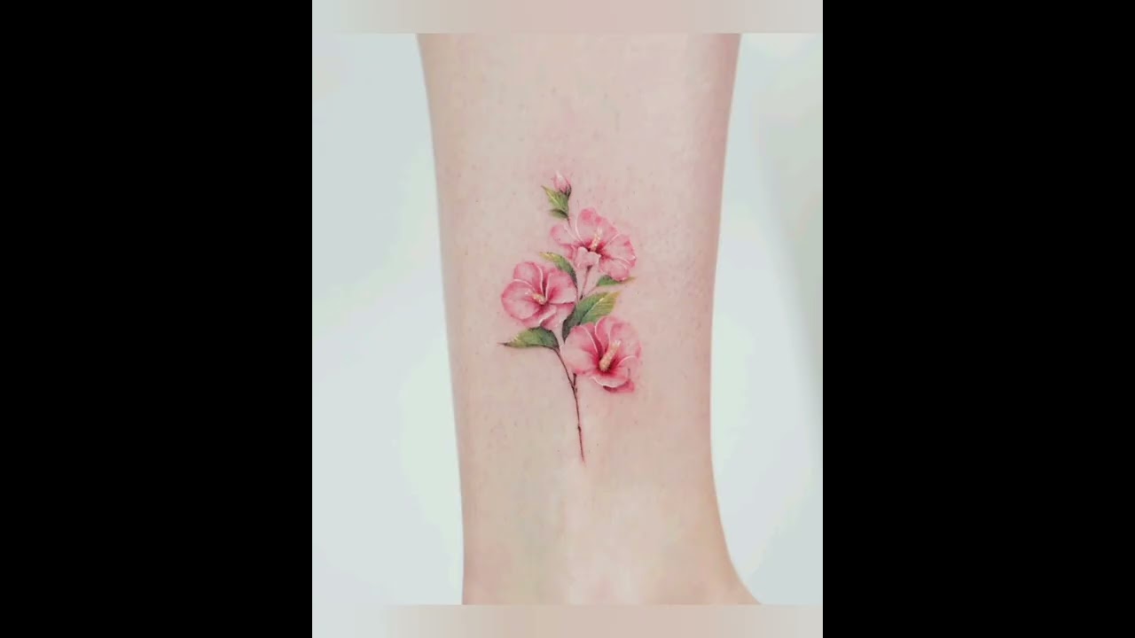 Delicate floral tattoo ideas🌸 #fashion #glamoroussquid