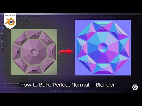 How to Bake Perfect Normal and Ambient occlusion in Blender - Tutorial