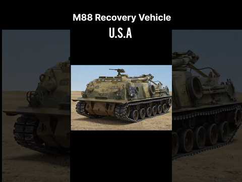 USA M88 Recovery Military Vehicle #military #vehicles