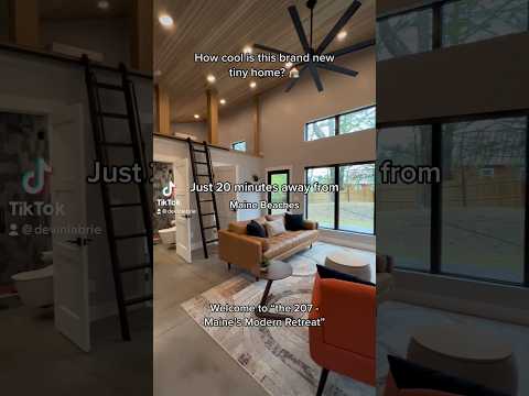 How cool is this Maine Tiny Home Airbnb | South Berwick, ME | Archer and Associates Real Estate