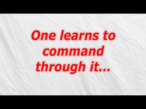 One learns to command through it (CodyCross Crossword Answer)