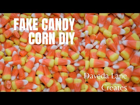 🧡FUN DIY/ FAKE CANDY CORN AND SWEETS🧡