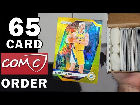 Unboxing a 65-Card COMC Shipment! 🔥 Basketball Gold, Tyrese Haliburton Cards, and More!