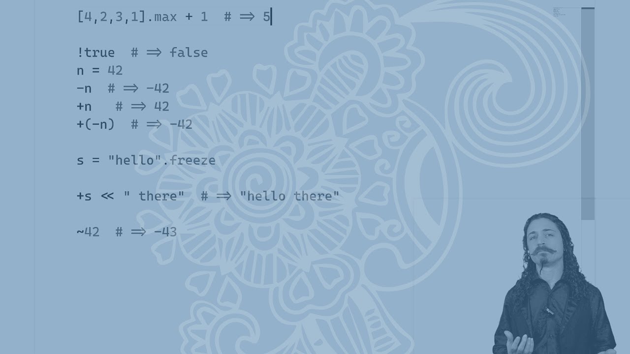 Unary Operators in Ruby (Teaser)