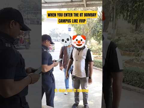 when you enter the IIT Bombay campus 💀 #iitbombay #iit #iitdelhi #iitjee #jeemains #result #shorts