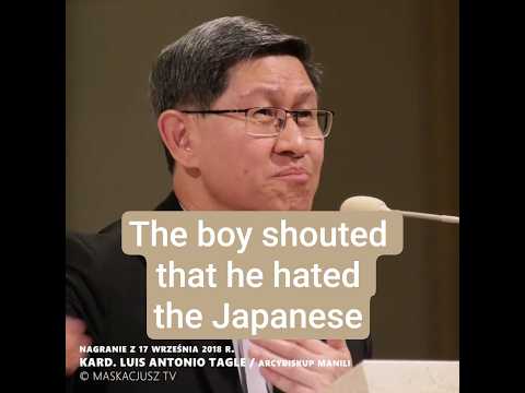 The boy shouted that he hated the Japanese | Cardinal Luis Antonio Tagle