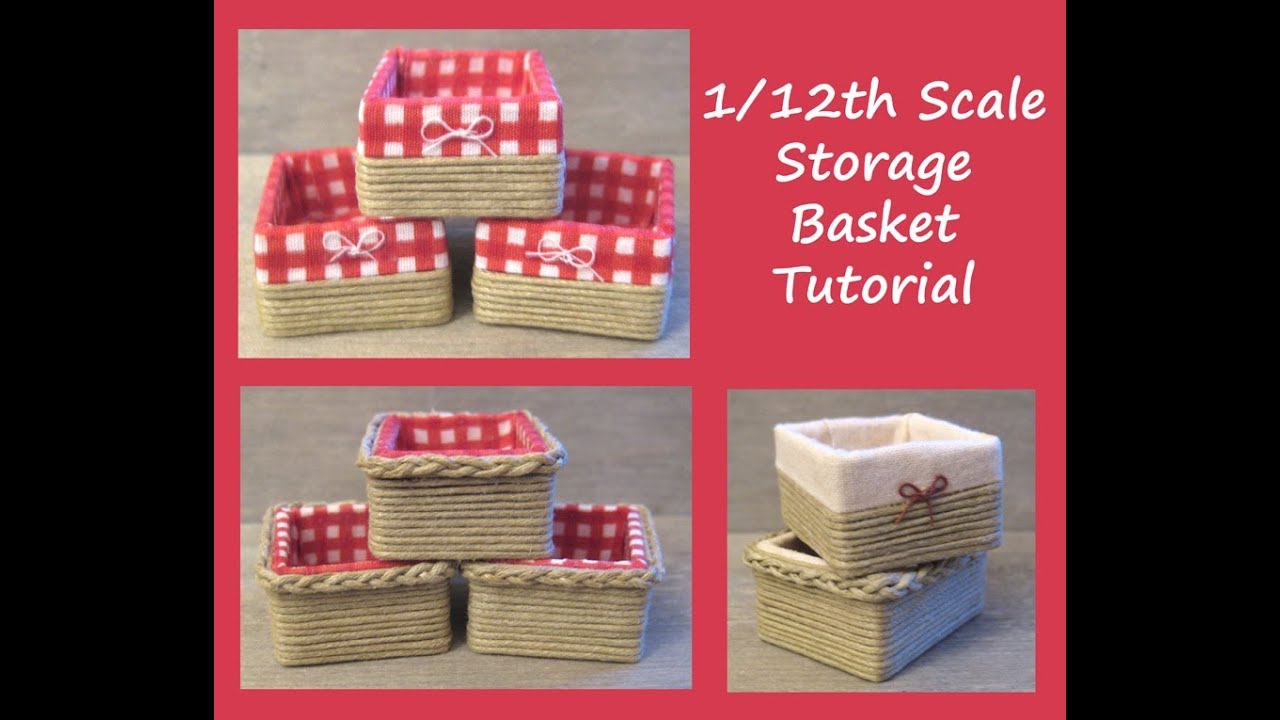 1/12th Scale Storage Basket Tutorial