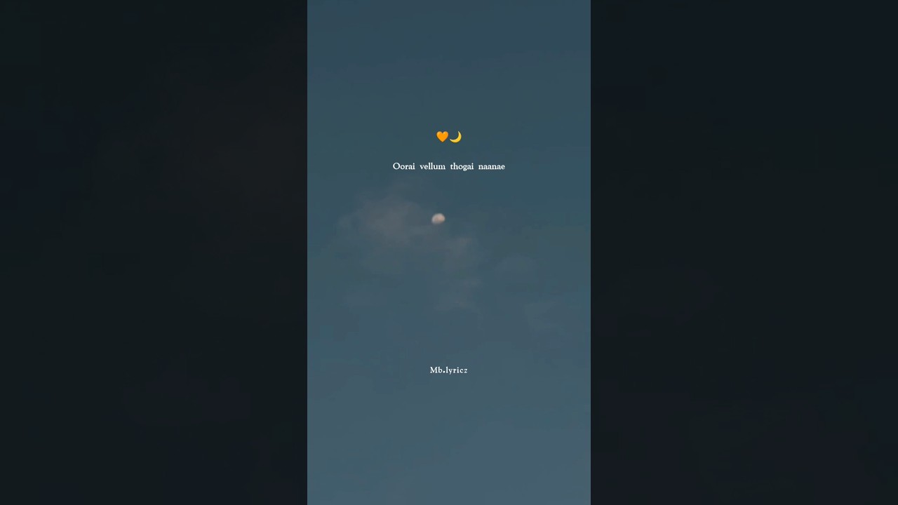 Oorai vellum thogai naanae🤍✨ WhatsApp status ✨ lyrics status ❤️ trending 💜 viral videos 🤍 tamilsongs