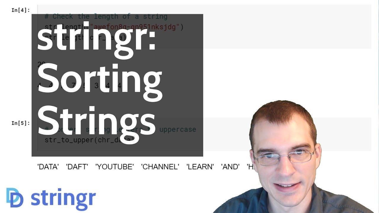 stringr: Sorting Strings