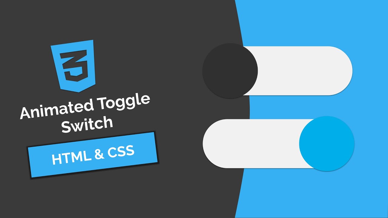Animated Toggle Switch/Button | HTML & CSS