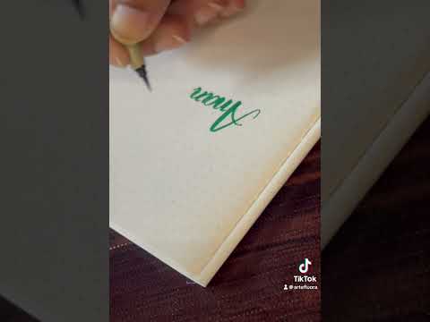 Find your name series : Ananto #brushpencalligraphy #calligraphy #name #brushpen #handmade