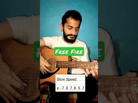 Free Fire Tune | Guitar Lesson | Ramanuj Mishra | #shorts #freefire