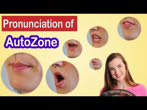 How to pronounce AutoZone, American English Pronunciation Lesson