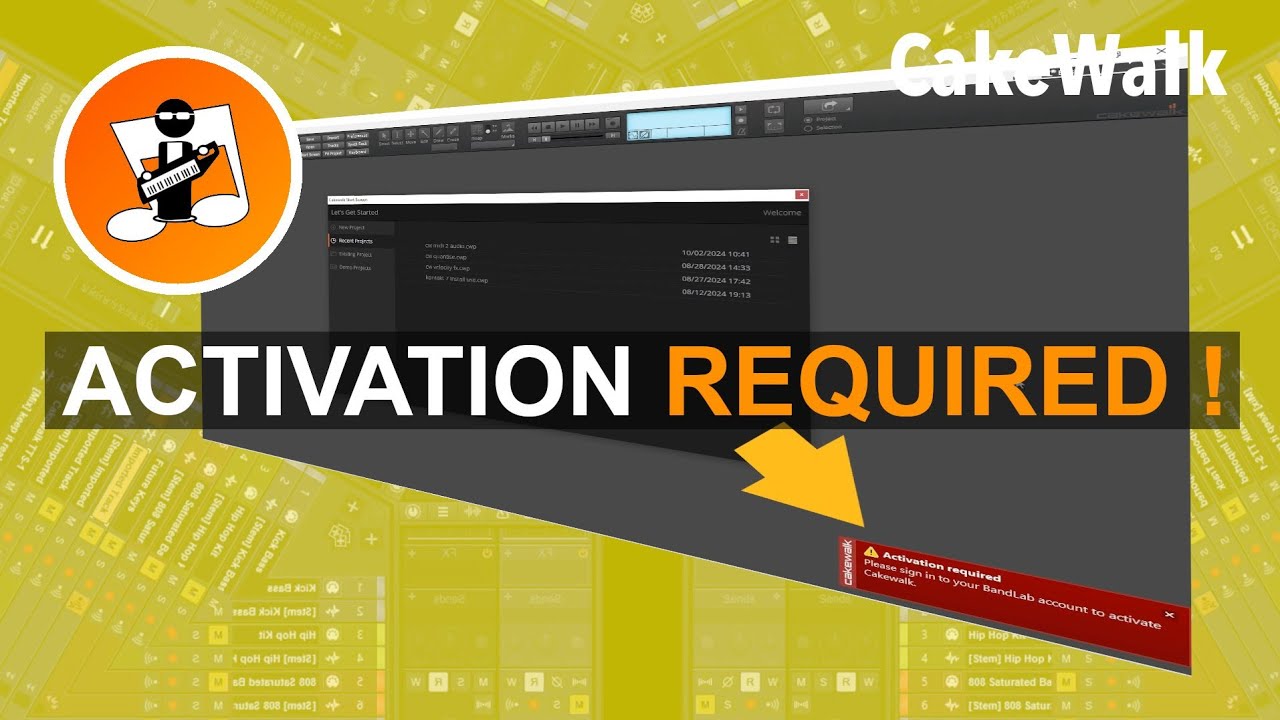 How to activate Cakewalk by Bandlab