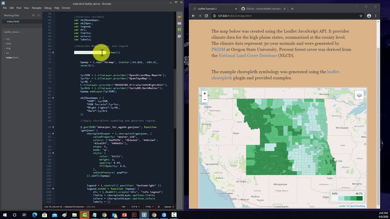 Leaflet Map Example 2