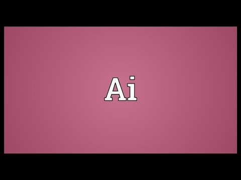 Ai Meaning