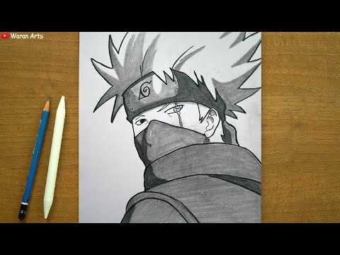 How to Draw Kakashi || Kakashi Hatake step by step || Easy Anime Drawing