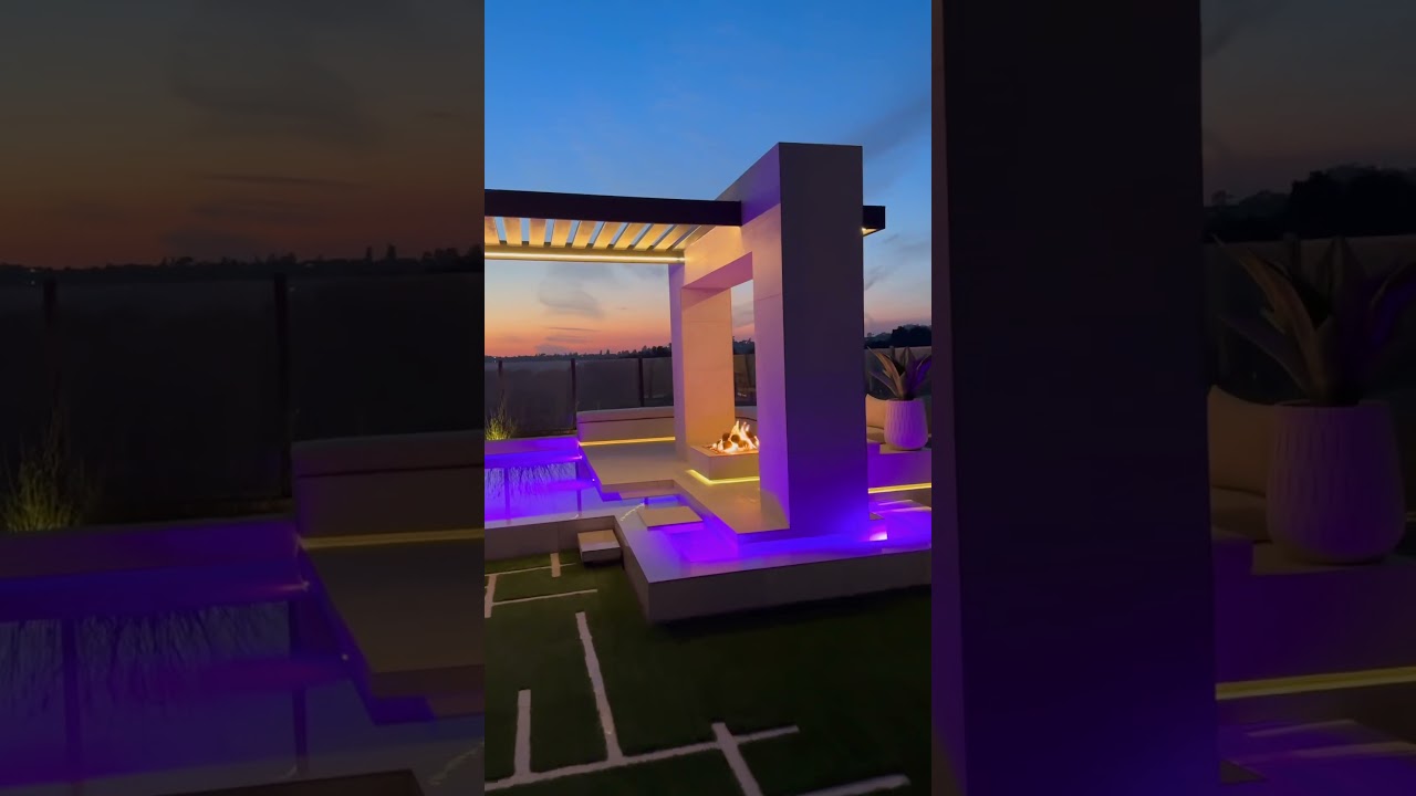 Did this client get the dreamy yard they asked for? 🤔 #luxuryhome #backyarddesign #pool #backyard