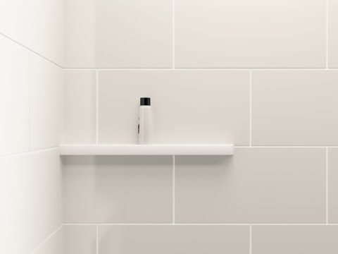How to Install a Mincey Marble Shampoo Shelf