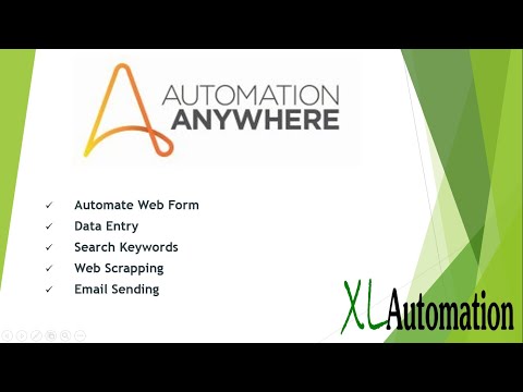 Automate Data Entry | Web Form Entry | RPA | Automation Anywhere