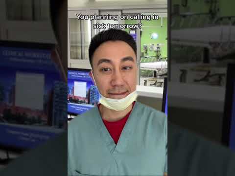 Calling in sick to work?