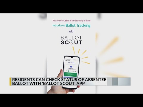 New Mexico residents can check status of absentee ballot with app