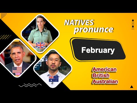 How To Pronounce February | British, American, and Australian accents