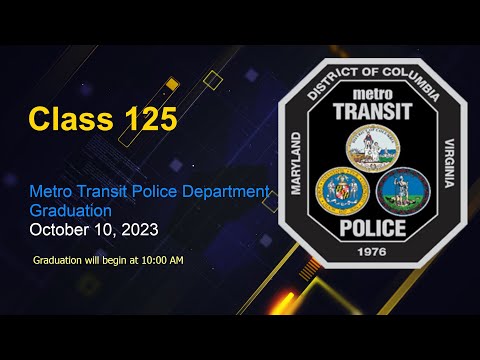 MTPD Class 125 Graduation October 10, 2023