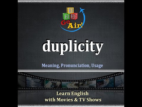 Duplicity - Meaning, Pronunciation, Usage | Learn English Vocabulary | βοΈ πππ ππ¨ ππ’π«!
