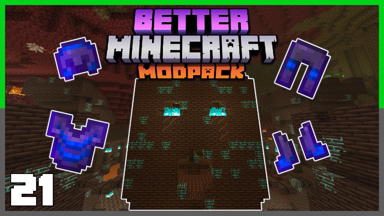Crafting the Ultimate Netherite Armor Set! | Better Minecraft Modpack Ep 21