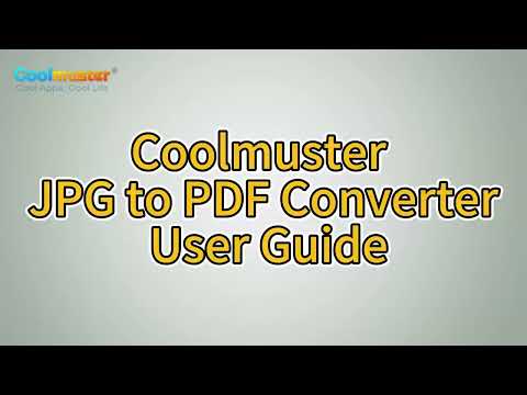 Coolmuster JPG to PDF Converter: Convert Image to PDF Easily