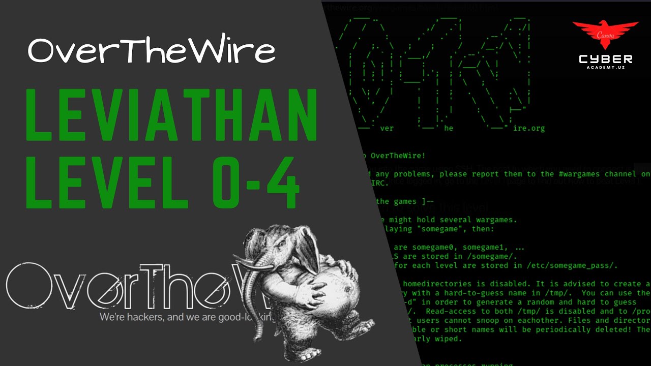 OverTheWire Leviathan Level 0-4