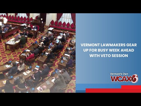 Vermont lawmakers gear up for busy week ahead with veto session