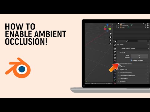How to Enable Ambient Occlusion in Blender Layout Mode Workspace [easy]