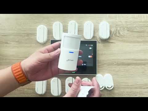 CPVAN Home Alarm System CP10 Pro - How to Pairing Door/ Motion Sensors, Remotes and Extra Siren