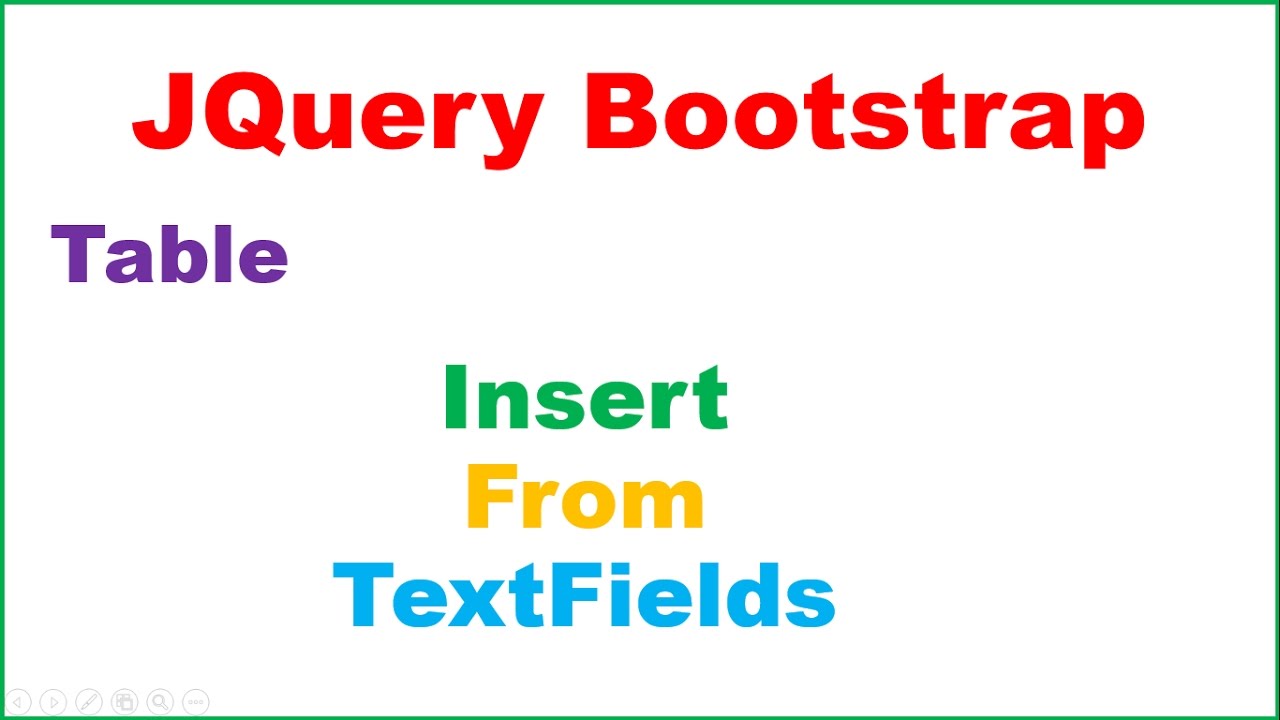Bootstrap HTML Table - Insert From Multiple TextFields