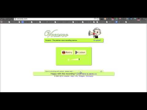How to Use Vocaroo to Make Voice Recordings