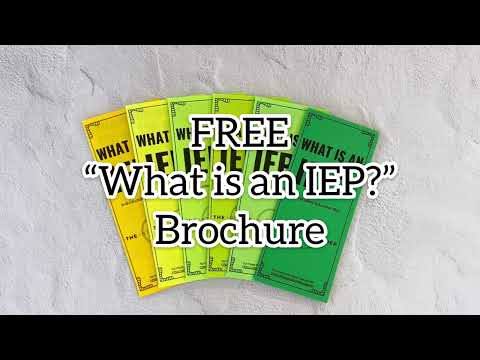Free What is an IEP? Brochure | The Intentional IEP