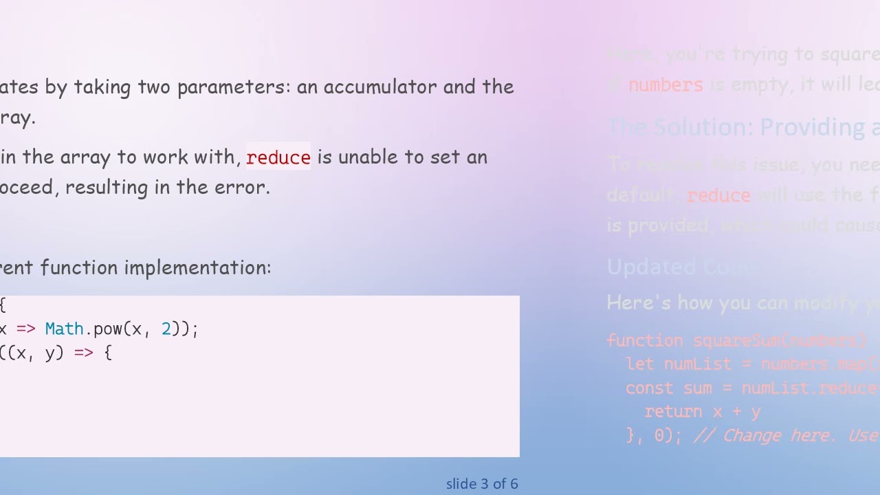 Solving TypeError: Using reduce on Empty Arrays Without Removing Zeroes