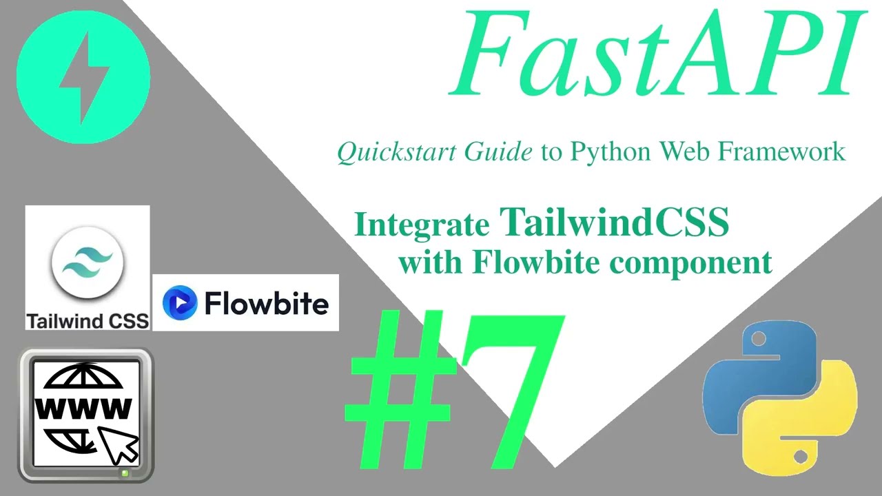 FastAPI Quickstart part:07 Integrate Tailwind CSS | #python #fastapi #letscode