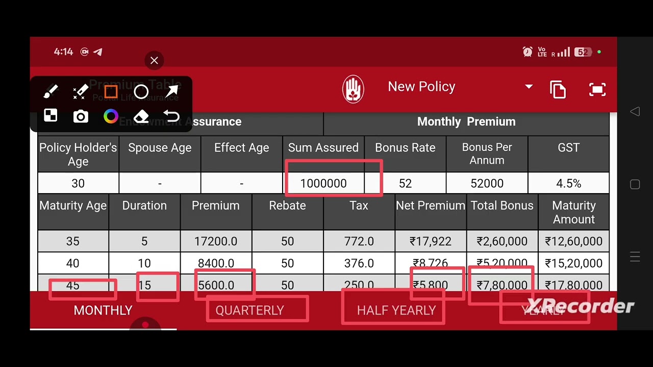 Pli premium calculator 