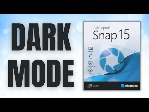 HOW TO ENABLE DARK MODE on Ashampoo Snap in SECONDS!