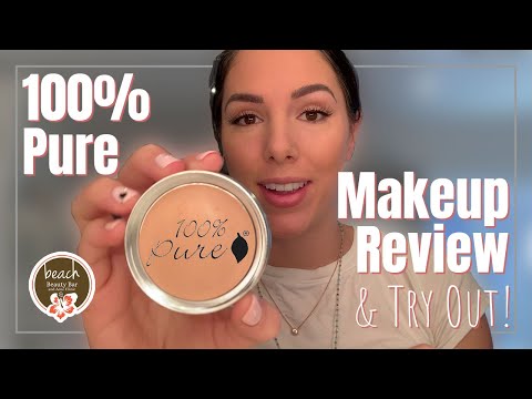 100% Pure Makeup Review & Try on!