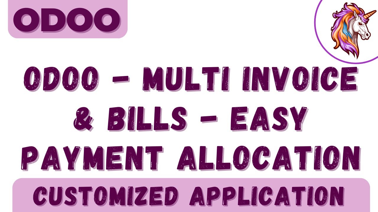 Odoo - Easy Payment Allocation to Multi Invoice & Vendor Bills