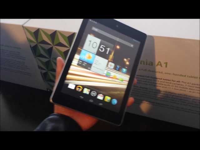 Acer Iconia A1 hands-on - PhoneArena