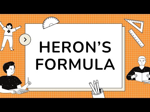 Quick Revision: Heron's Formula Video Lecture - Mathematics (Maths) Class 9