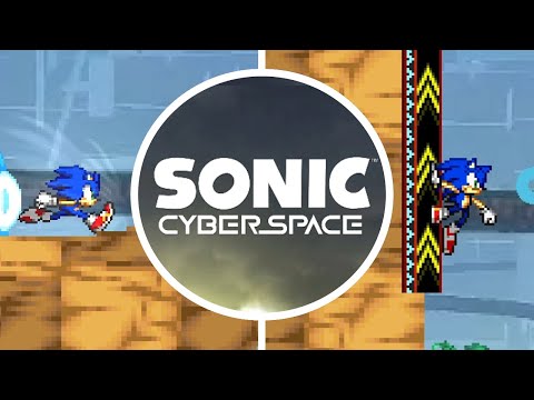 Sonic Frontiers, but it's a 2D game?! ~ Sonic Cyberspace 2.0 ~ Sonic Fan Games ~ Gameplay