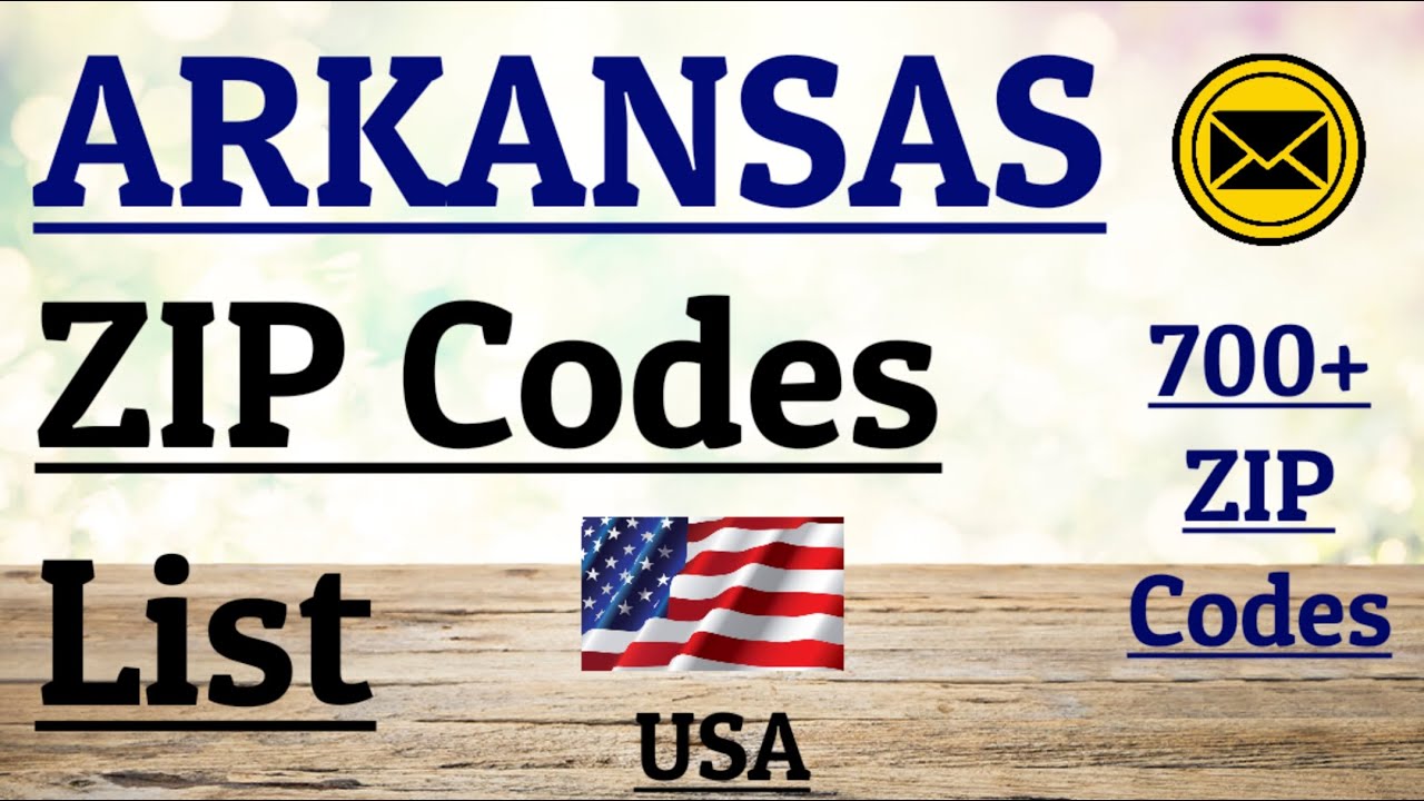 ARKANSAS ZIP Code s List || U.S.State || USA-United States of America.