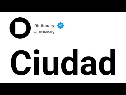 Ciudad Meaning In English