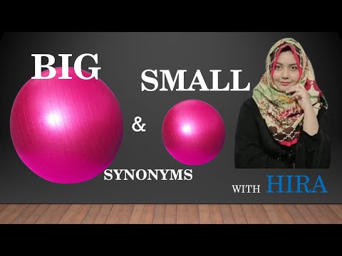 Big & Small Synonyms